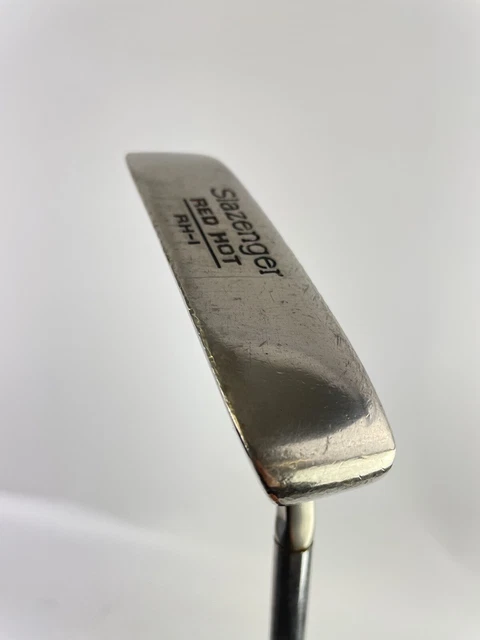 SLAZENGER RED HOT Blade Putter Milled Face 35" /Right Handed /New Grip ...