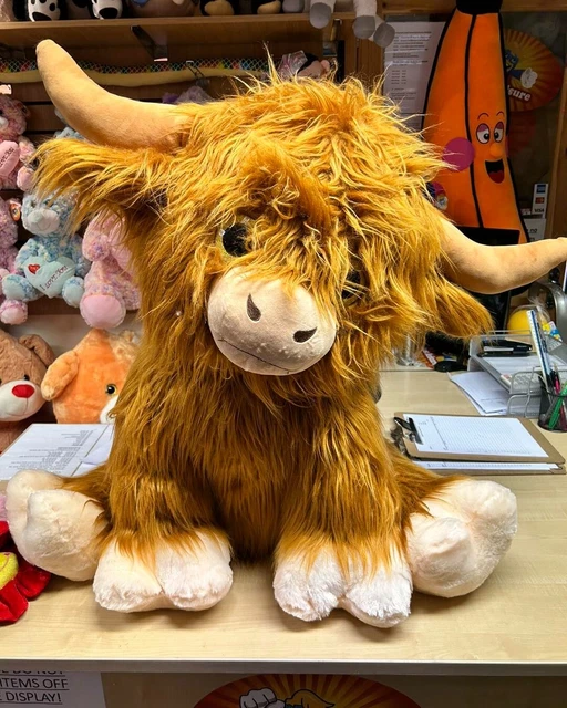 LARGE HIGHLAND COW Soft Toy - 80cm £32.99 - PicClick UK