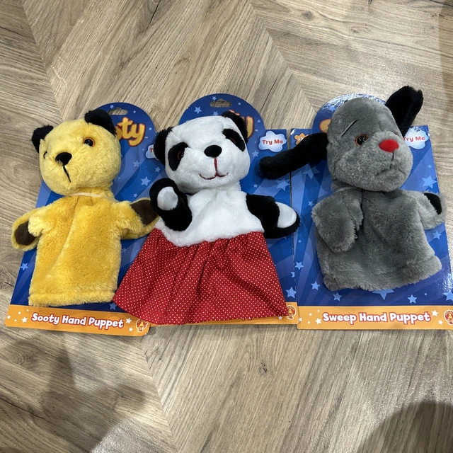 SOOTY, SWEEP AND Soo hand puppets ~ Age 12m+ ~ NEW £34.99 - PicClick UK