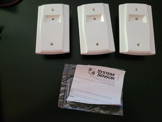 LOT OF 3 System Sensor Ra100Z Remote Led Annunciator Fire Alarm Ra 100Z ...