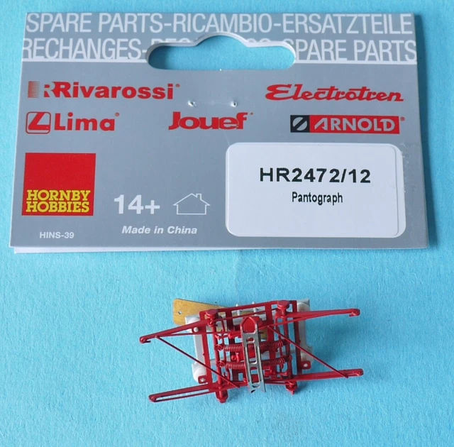 HR2472/12 HORNBY RIVAROSSI Pantograph + Pickup for FS ETR 450 IS28j EUR ...