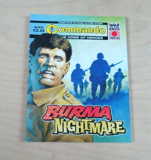 COMMANDO COMIC~BURMA NIGHTMARE (5243) War in the East 1941-45 £4.99 ...