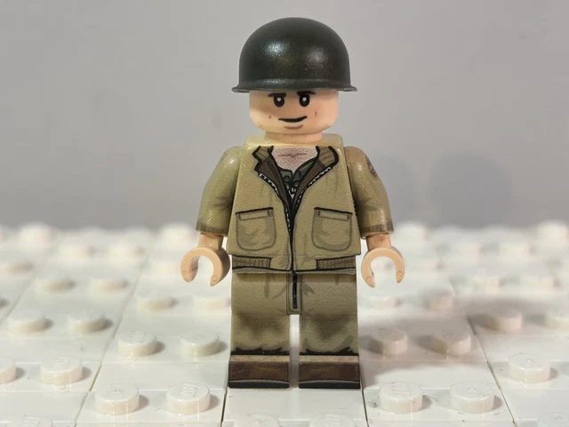 LEGO BRICKMANIA WW2 American Tank Destroyer Crewman Minifigure - Hard ...