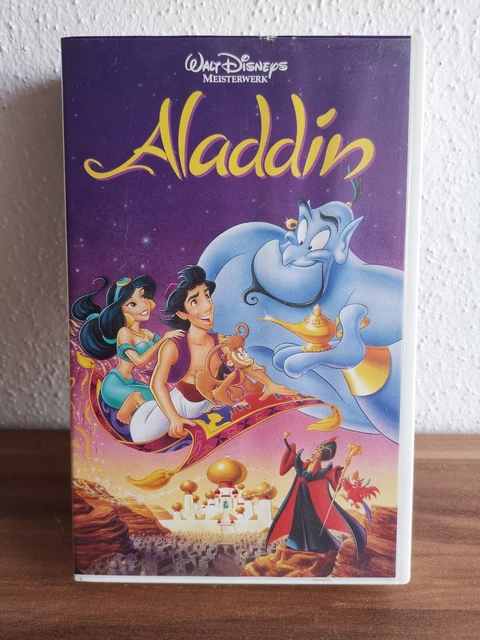 ALADDIN VHS VIDEO Kassette Walt Disneys Meisterwerk 400 01662 Hologramm ...