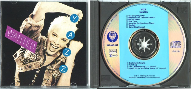 YAZZ WANTED 1988 WEST GERMANY CD TOP! rare 1press Blue Stripe BLOW UP ...