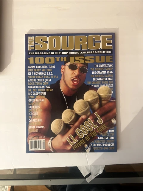THE SOURCE MAGAZINE, January 1998, 100th Issue, LL Cool J, Hip-Hop ...