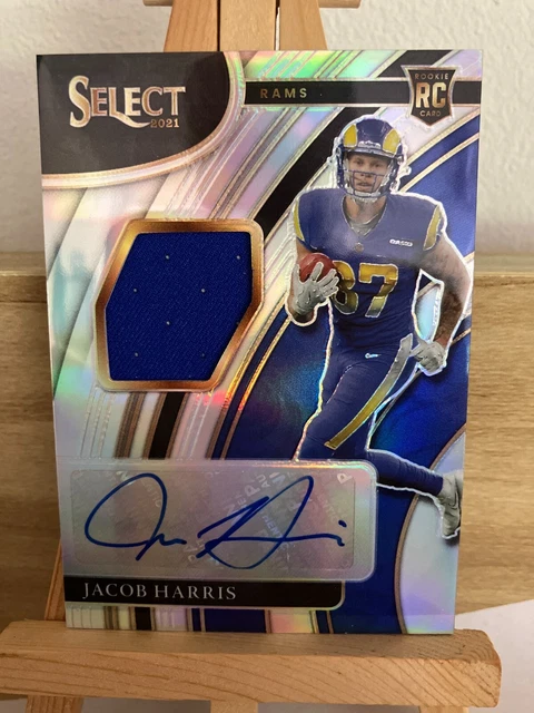 MEMORABILIA FIRMATI JACOB Harris Nfl 2021 Select Rookie (Rams, Eagles ...