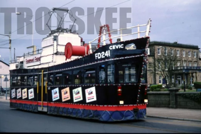 35MM SLIDE BLACKPOOL Transport Single Decker Tram Strassenbahn 633 2004 Original £4.99 - PicClick UK