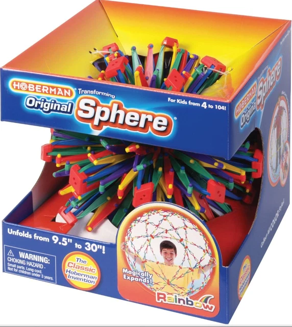 HOBERMAN SPHERE KIDS Expand contract Fidget Colour Ball ADHD ADD Autism ...