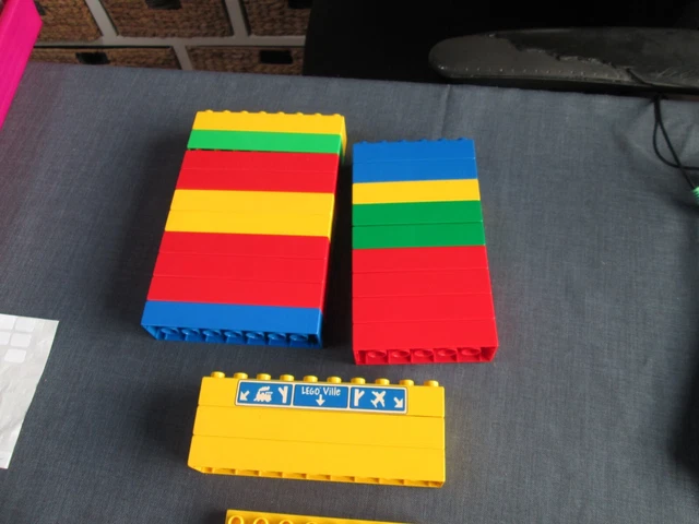LEGO DUPLO - 22 Stück Steine mit " Überlänge" 6x2, 8x2, 10x2 EUR 16,09 ...