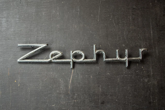 ORIGINAL 1950S/60S/70S VINTAGE/CLASSIC Ford Zephyr 4/6 Chrome Badge ...