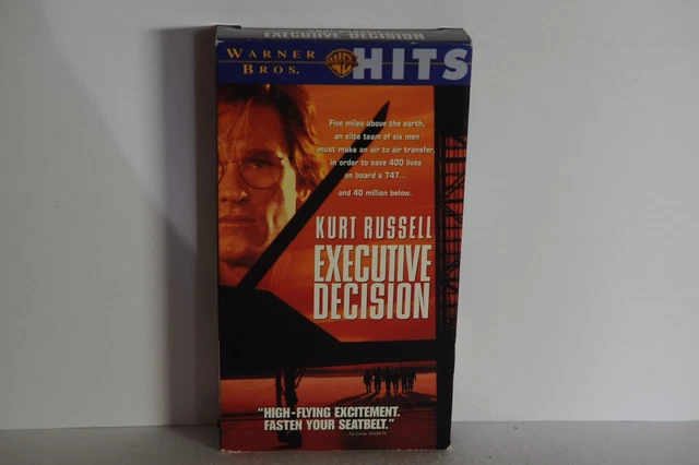 EXECUTIVE DECISION, KURT Russell, Action movie, VHS tape format $7.00 ...