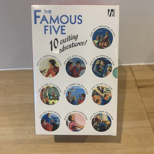 ENID BLYTON THE FAMOUS FIVE 10 Book Box Set VGC £15.00 - PicClick UK