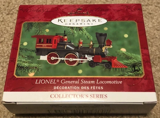 LIONEL GENERAL STEAM Locomotive Train Dated 2000 DieCast Metal Hallmark ...