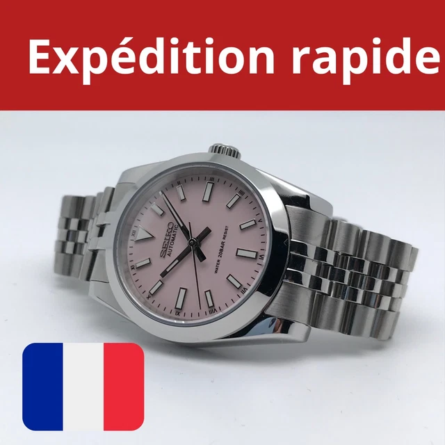 MONTRE AUTOMATIQUE SEIKO MOD Acier Inoxydable Magnifique Qualité Femme ...