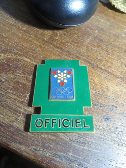 BEL INSIGNE JEUX Olympique Grenoble 1968 Officiel EUR 1,00 - PicClick FR
