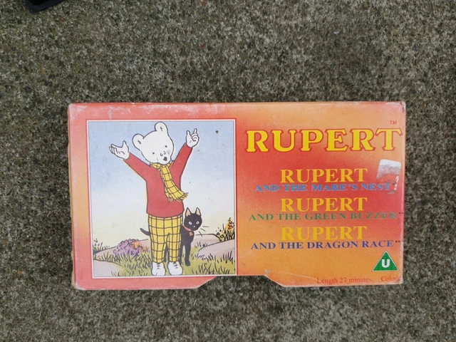 2 RUPERT THE Bear VHS Cartoons £5.97 - PicClick UK