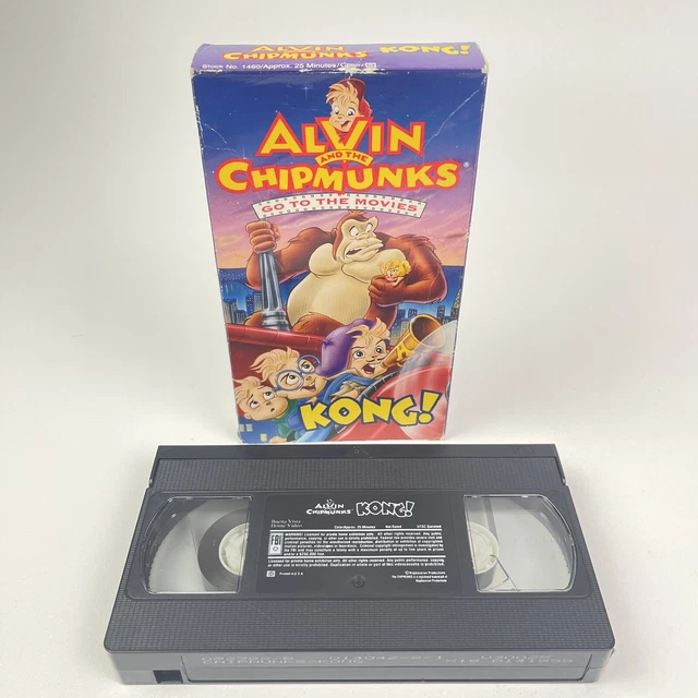 ALVIN AND THE Chipmunks Go To The Movies Kong VHS Tape Buena Vista £9. ...