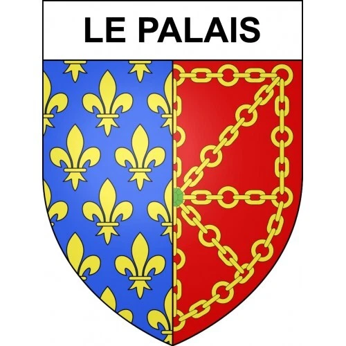 LE PALAIS 56 ville sticker blason écusson autocollant adhésif EUR 6,99 - PicClick FR