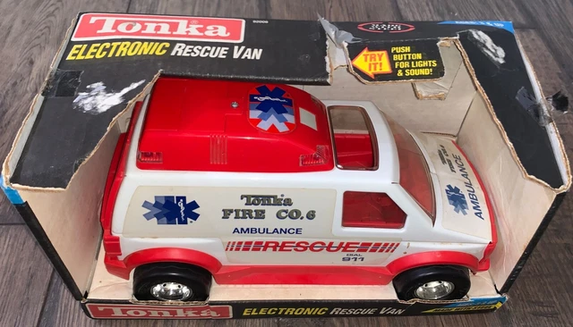 RARE! VINTAGE TONKA Fire Co 6 Rescue Ambulance. £36.31 - PicClick UK
