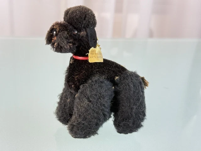 CANICHE STEIFF ANIMAL chien 12 cm excellent état EUR 29,75 - PicClick FR