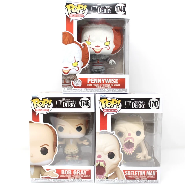 FUNKO POP! WELCOME to Derry: Pennywise Bob Gray Skeleton Man Set £45.54 ...