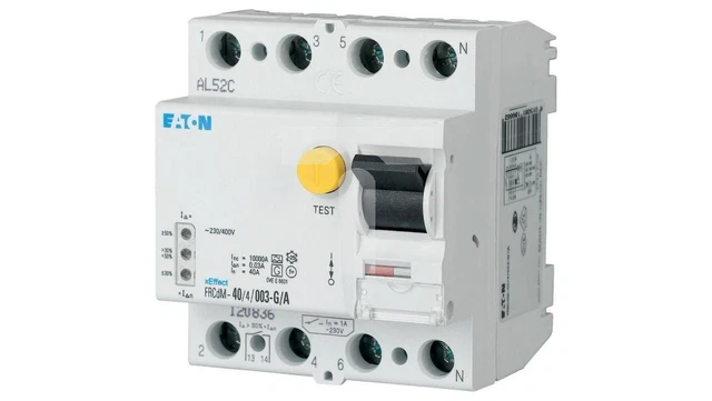 DISJONCTEUR DIFFÉRENTIEL 4P 63A 0,3A type G/A FRCDM-63/4/03-G/A 168651 ...