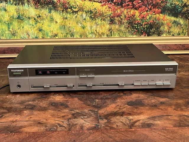 HIFI TELEFUNKEN AMPLIFIER Vintage Amplificatore HA1700 Da Testare EUR ...