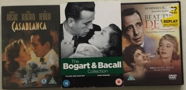 THE BOGART & Bacall Collection Boxset, Plus Beat The Devil & Casablanca ...