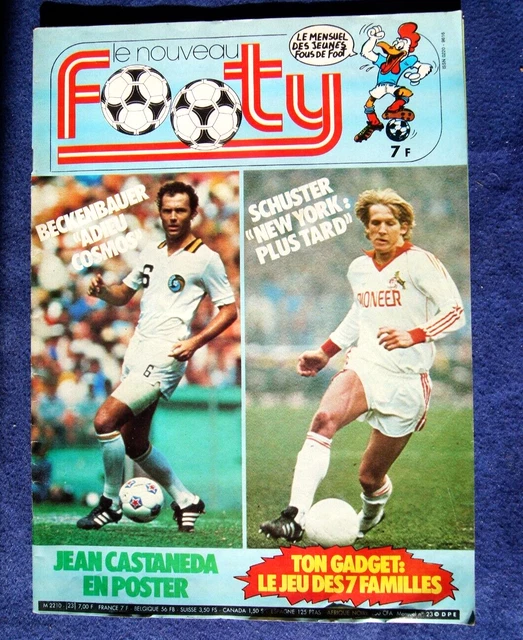 LE NOUVEAU FOOTY / BECKENBAUER SCHUSTER / Poster J CASTANEDA EUR 10,00 ...