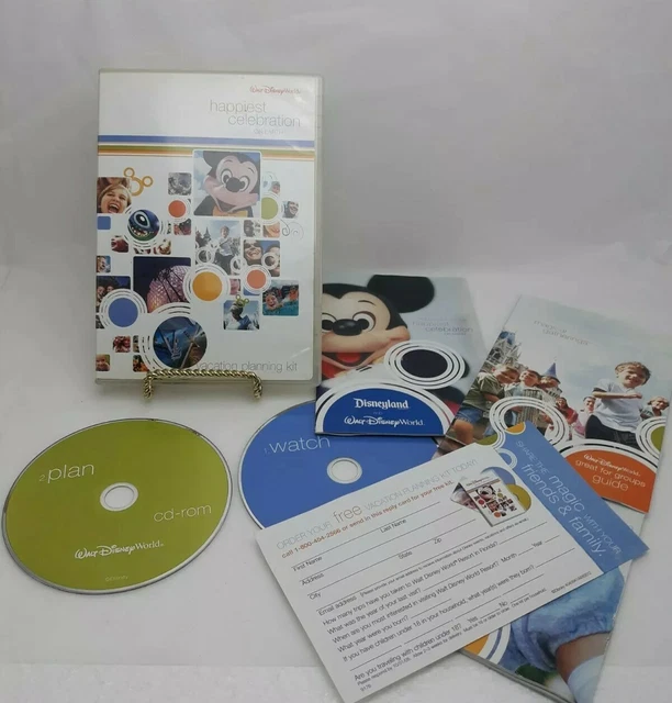 WALT DISNEY WORLD Happiest Celebration On Earth Vacation Planning Kit 2 ...