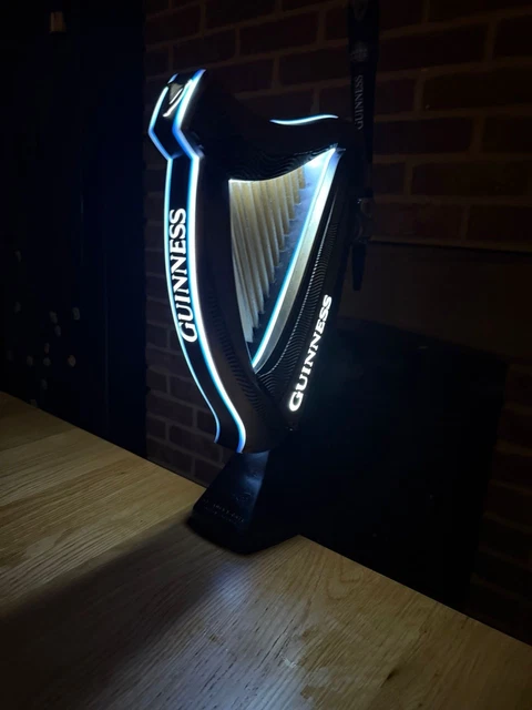 RARE GENUINE OFFICIAL Guinness Harp Beer Pump font/tap mancave pub £191 ...