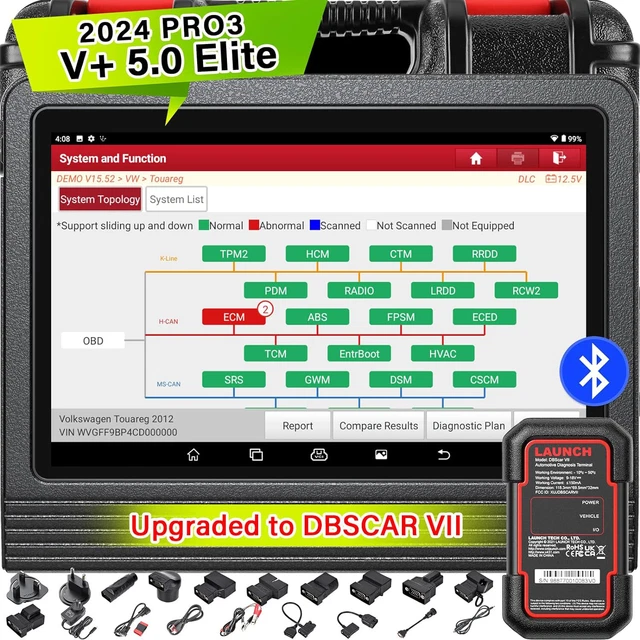 2024 LAUNCH X431 PRO3S V+ V5.0 scanners OBD Systèmes Complète Codage ECU TPMS FR EUR 1.039,00 ...