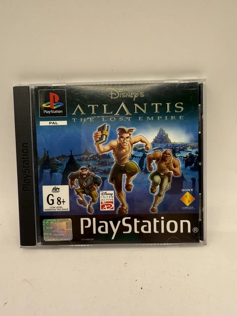 DISNEY’S ATLANTIS THE Lost Empire PS1 Game PlayStation 1 PAL - Complete ...