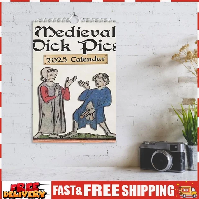 Medieval Dick Pics Medieval Pics 2026 Calendar Funny Rude Calendar With ...