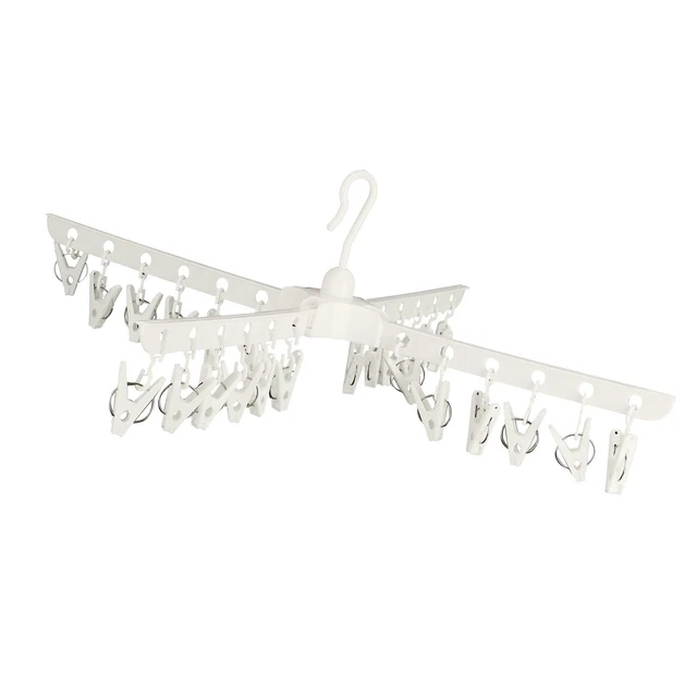 Étendoir À Linge Pinces à Linge écologiques Coupe Vent Avec 24 Clips Pour Eur 1598 Picclick Fr