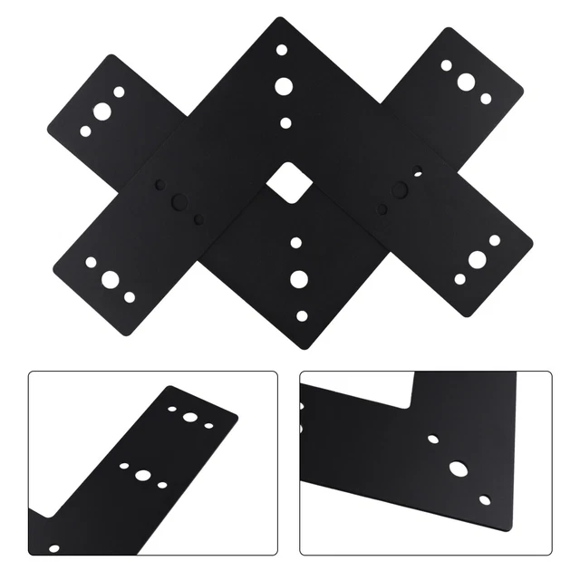HEAVY DUTY L Shape Steel Flat Bracket for Reinforcing Wood and Metal ...