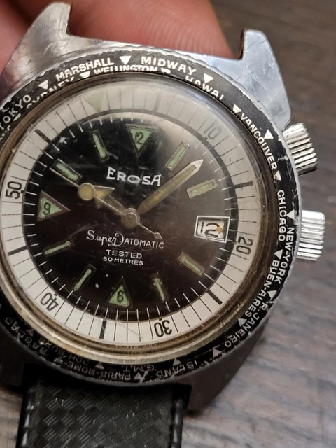 MONTRE EROSA Superdatomatic De Plongé EUR 4,99 - PicClick IT