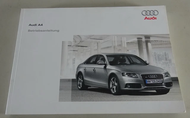 MODE D 'EM Ploi / Manuel Audi A4 B8 Type 8K + Quattro Support 05/2008 ...