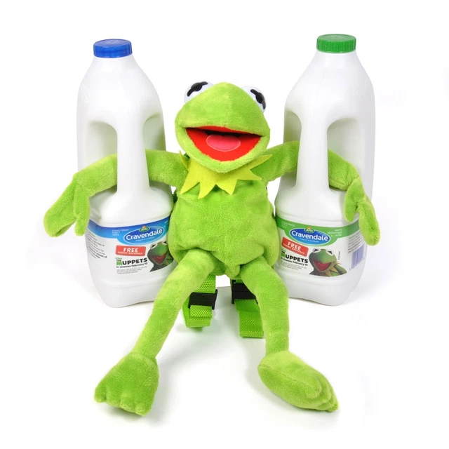 KERMIT THE FROG BackPack Rucksack Soft Toy Muppets Disney 2012 ...