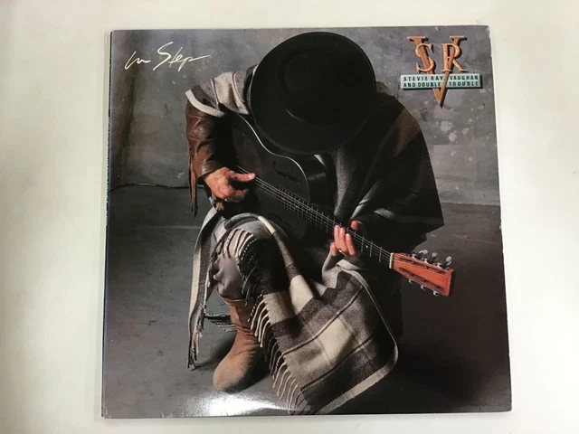 STEVIE RAY VAUGHAN AND DOUBLE TROUBLE IN STEP - EPIC E 45024 LP États ...