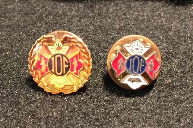 2-LOT IOF INDEPENDENT Order of Foresters enamel PINS Lapel Tie Vintage ...