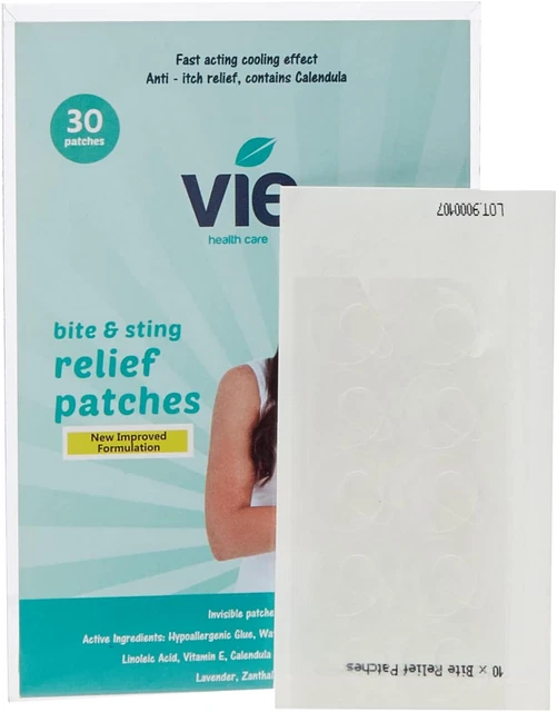 VIE AMAZING BITE and Sting Anti-Itch Relief Invisible Patches Totally ...