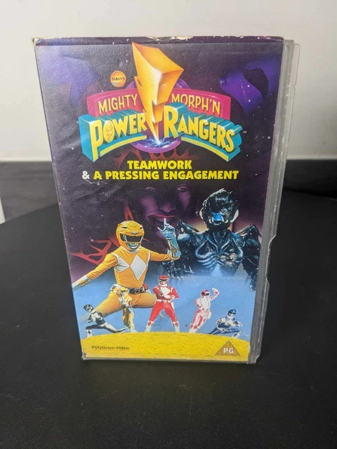 POWER RANGERS TEAMWORK & A Pressing Engagement VHS Video Tape £0.99 ...