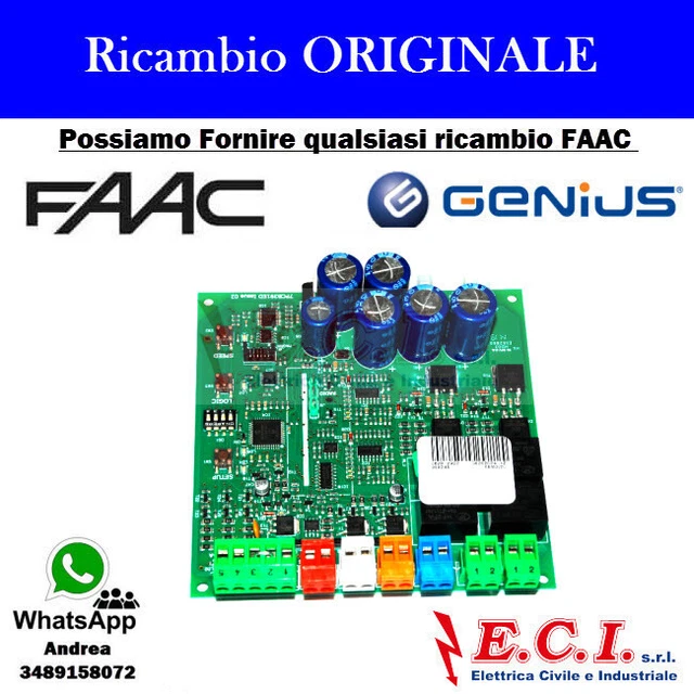 FAAC 63001645 CARTE Électronique Central E024 S E024S EUR 223,75 - PicClick FR