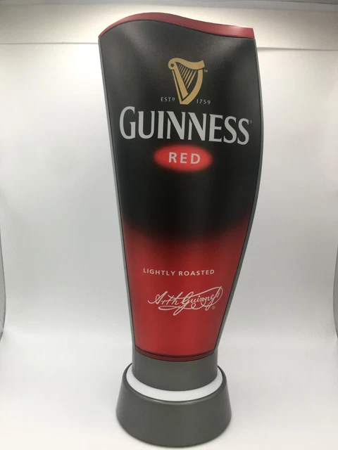 GUINNESS RED FOUNT. Rare item. Bar display. launched 2007 £50.00 ...