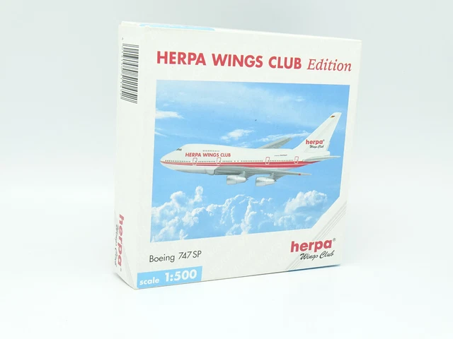 HERPA AVION AIRLINES 1/500 - Boeing 747 SP Herpa Wings Club EUR 38,00 - PicClick FR