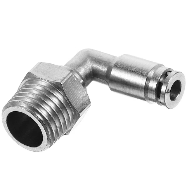 PIPE COUPLING ADAPTOR Angled Push Fitting Push-in Connector £5.65 ...