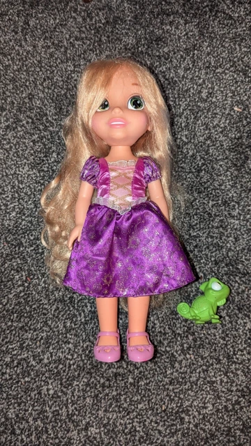 JAKKS PACIFIC DISNEY Tangled Princess Rapunzel Toddler Doll 14" Pascal ...