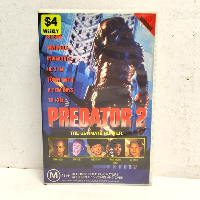 PREDATOR 2 (1990) - Big Box VHS Tape - Ex Rental £34.98 - PicClick UK